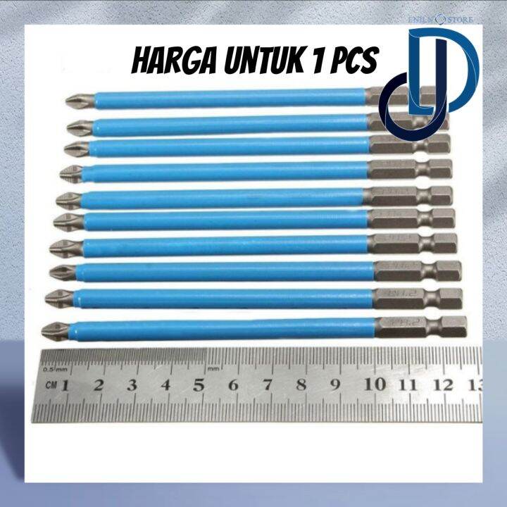 Mata bor Obeng plus Magnet Magnetic Panjang 127mm PH2 Anti Slip ...