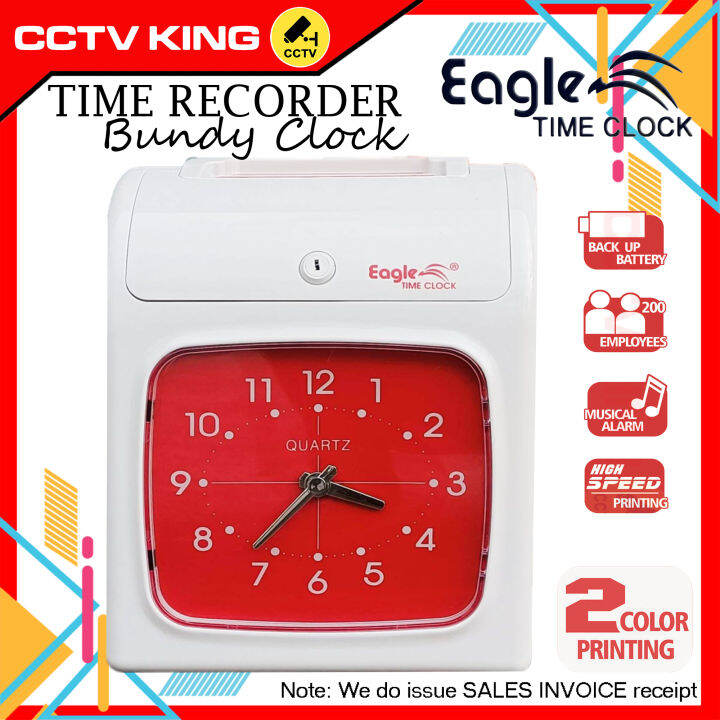 Eagle Time Clock Time Recorder, Time Keeping Bundy Clock, Free 100 pcs ...
