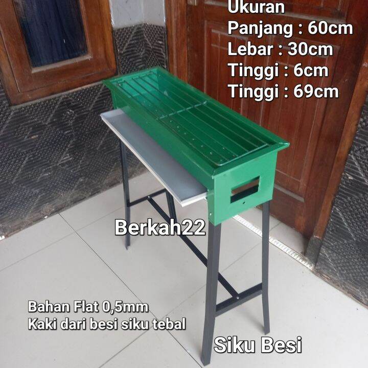 Bakaran sate kaki tebal anti karat / Bakaran sate arang / Bakaran sate ...