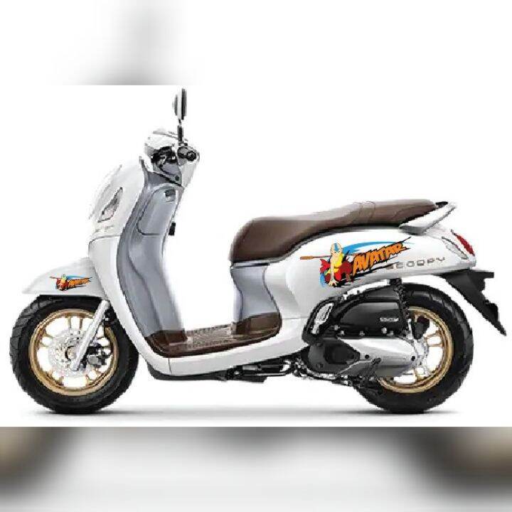 STIKER DECAL AVATAR MOTOR SCOOPY VESPA PREMIUM | Lazada Indonesia
