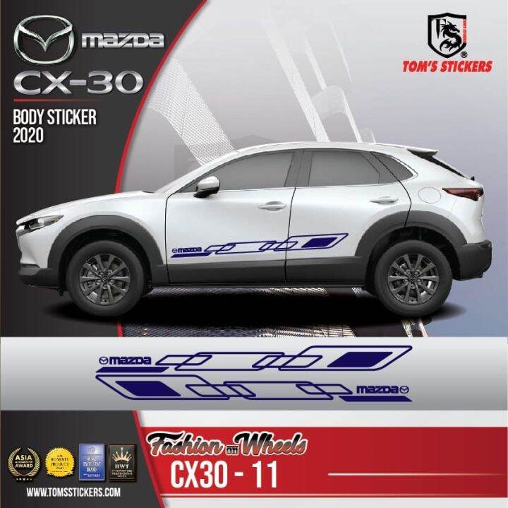 MAZDA CX-30 CAR BODY STICKER SET CX30 - 11 | Lazada