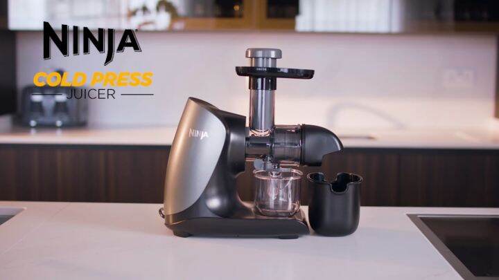 Ninja Slow Juicer , 500 ml Capacity, 3 Filter Elements, Cleaning Brush ...