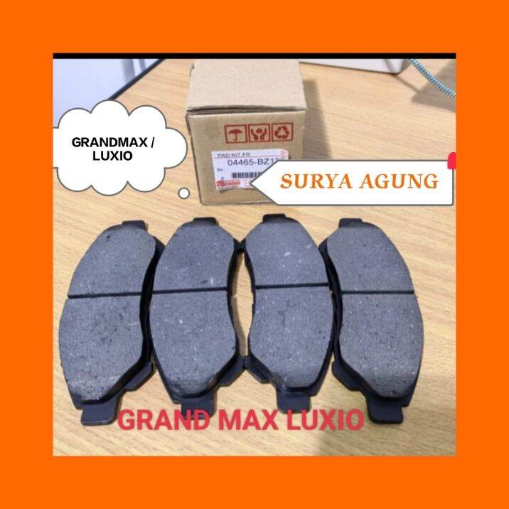 BRAKE PAD FRONT KAMPAS REM DISC DEPAN DAIHATSU GRANDMAX LUXIO | Lazada ...