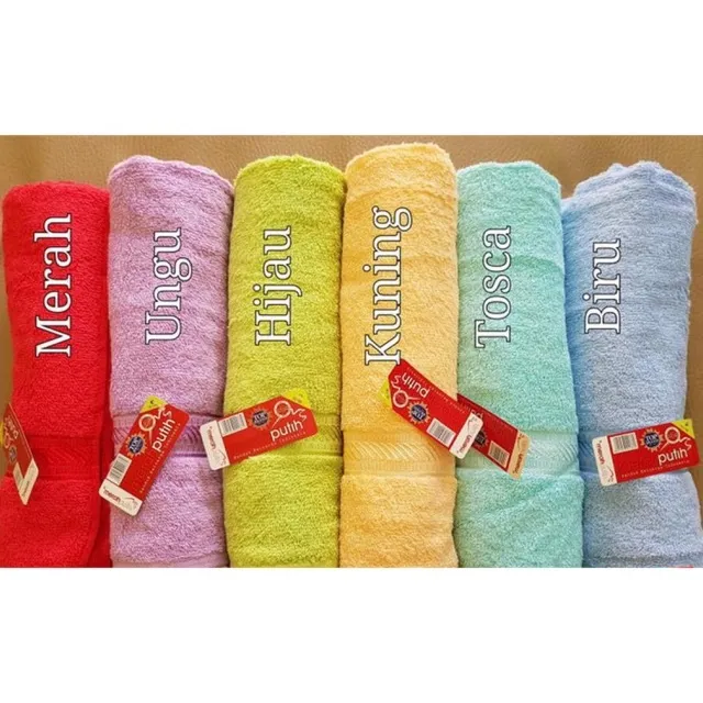 HANDUK MERAH PUTIH 30 x 70 | Lazada Indonesia