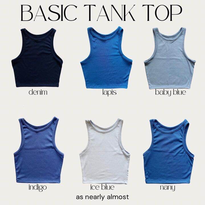 Basic tank top เสื้อกล้ามผู้หญิง | Lazada.co.th