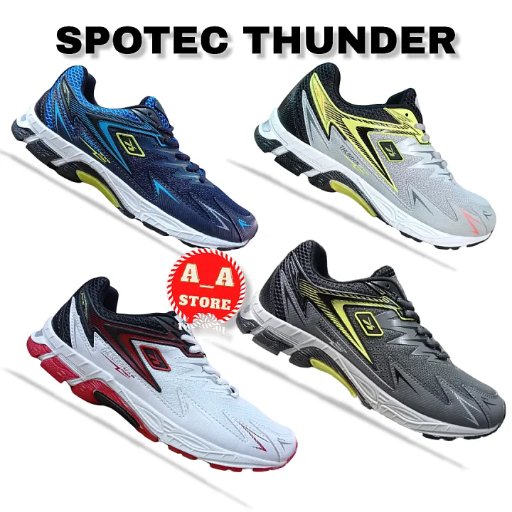 Big Size Sepatu Running SPOTEC THUNDER Sneaker Sport | Lazada Indonesia