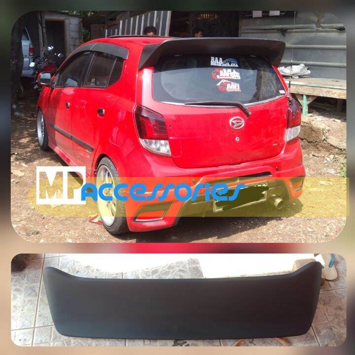 Spoiler Spoon Khusus Untuk Mobil Agya dan Ayla tahun 2013-2017 Berbahan ...