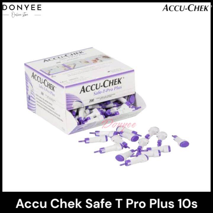 Accu-Chek Safe-T-Pro Plus Lancets 10's | Lazada