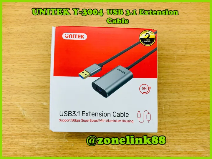 UNITEK Y-3004 USB 3.1 Extension Cable Support 5Gbps with Aluminum ...