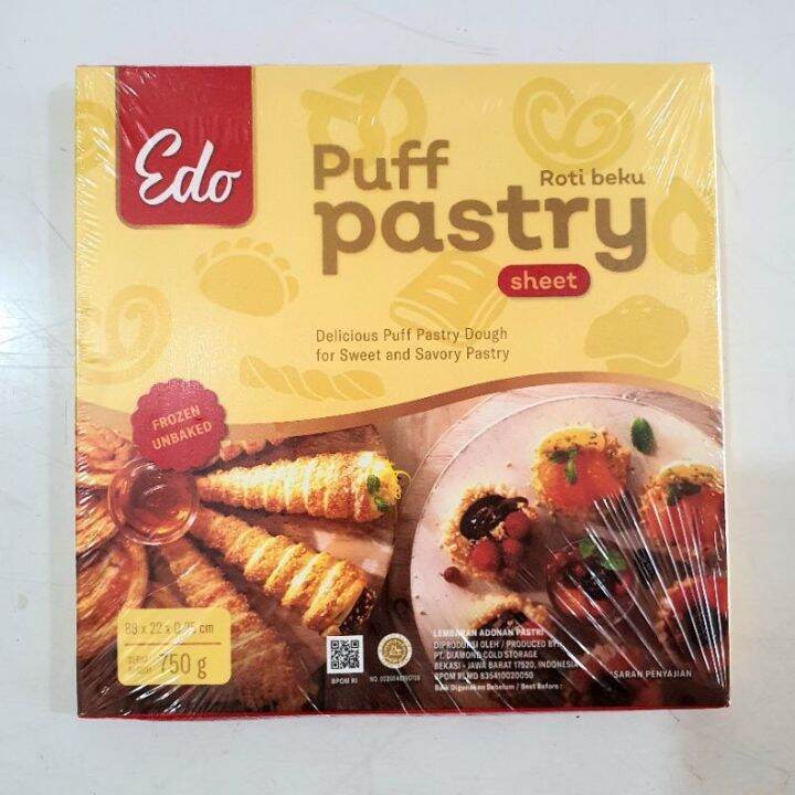 Edo Frozen Puff Pastry Sheet 750gr | Lazada Indonesia
