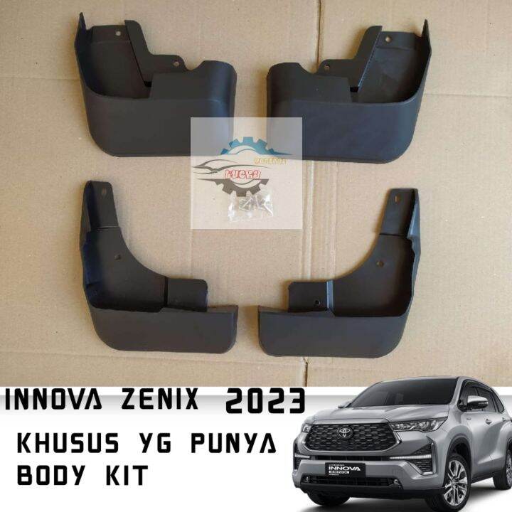 mudguard karpet lumpur Innova Zenix 2023 2024 Body Kit Hitam | Lazada ...