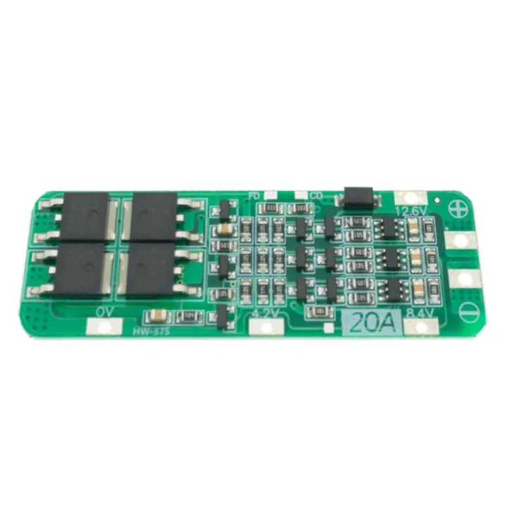 Modul Pelindung Papan PCB BMS Charger Baterai Lithium Li-ion 18650 3S ...