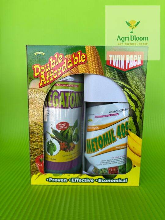 Megatonic Premium Foliar Fertilizer Twin Pack with Metomil (1 Liter ...