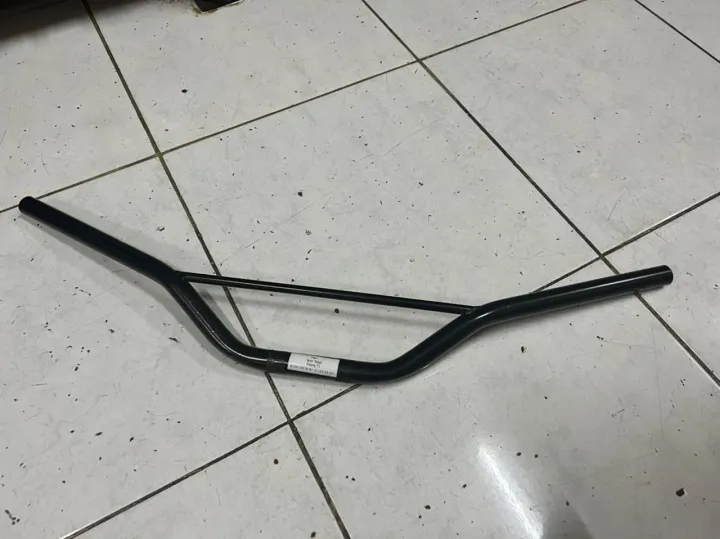 Stang motor trail suzuki TS besi warna hitam doff universal | Lazada ...