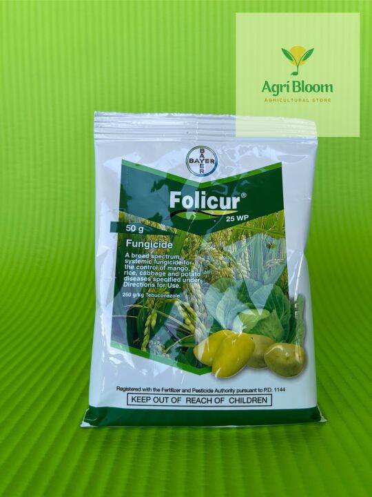 Folicur 25 WP Fungicide (50 grams) - BAYER | Lazada PH