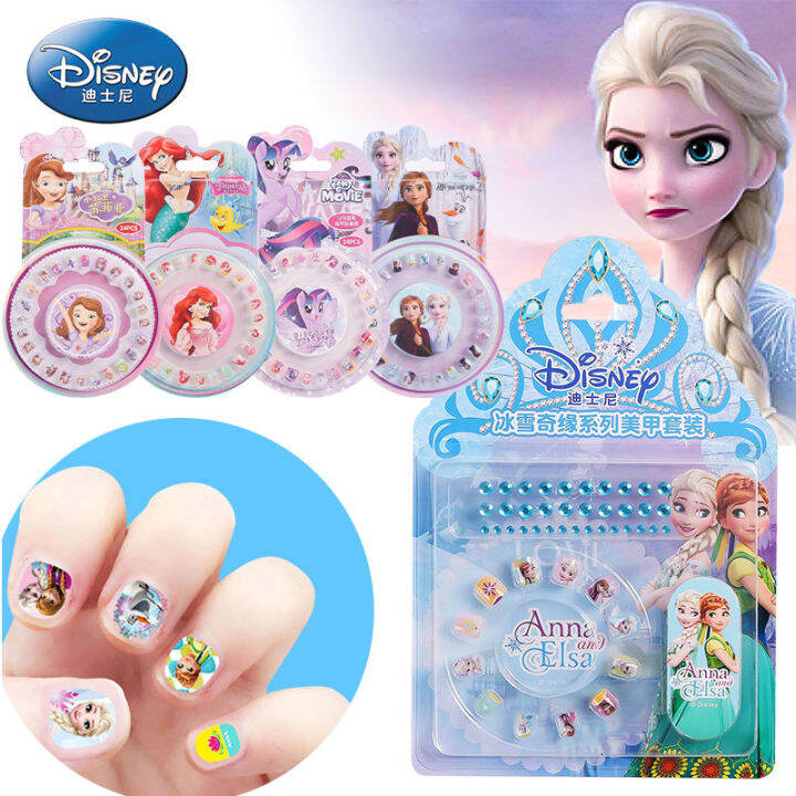 Frozen Nail Designs For Little Girls
