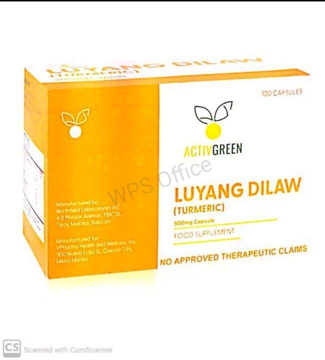 AG TURMERIC (LUYANG DILAW) 500mg x 100 capsules | Lazada PH