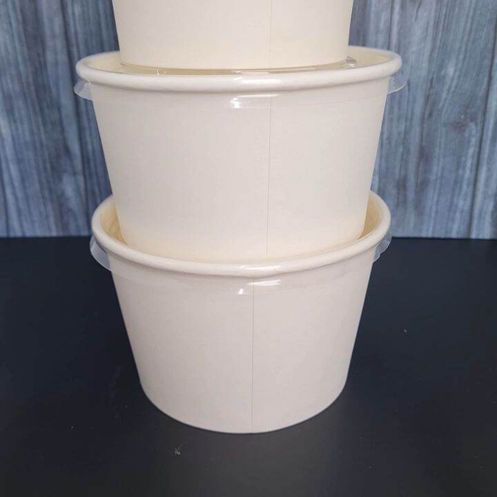 Mangkok Kertas Putih 22 oz 650 ml / Paper Bowl Polos / Paper Bowl Putih ...