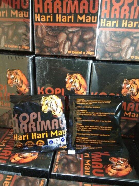 KOPI HARIMAU hari harimau coffee for men and women 2sachets trial pack ...