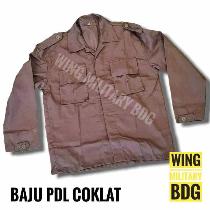 Baju PDL coklat security polisi seragam pdl | Lazada Indonesia