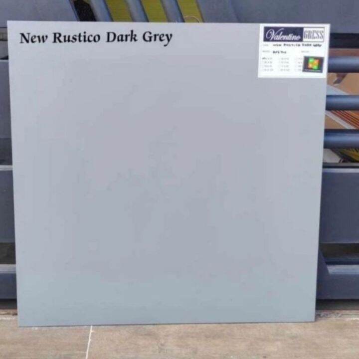 granit lantai 60x60 new rustico dark grey by valentino | Lazada Indonesia