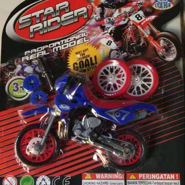 Mainan Motor Cross Star Raider Murah | Lazada Indonesia