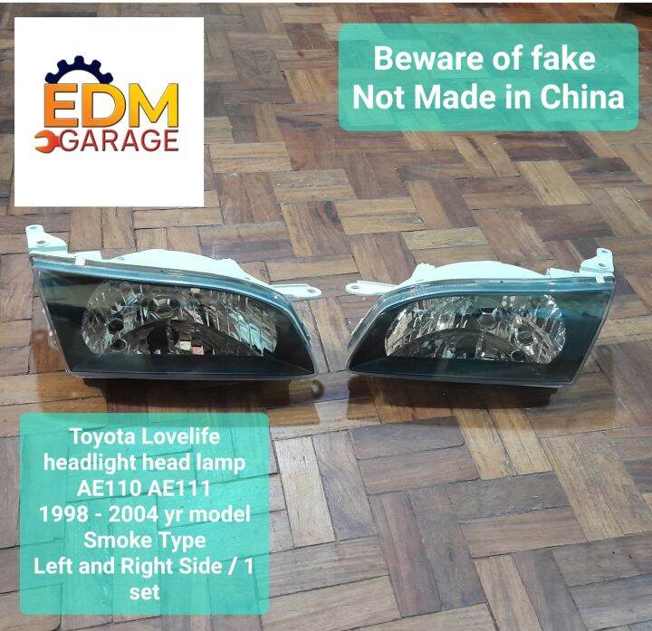 Toyota Lovelife headlight head lamp AE110 AE111 1998 - 2004 yr model ...