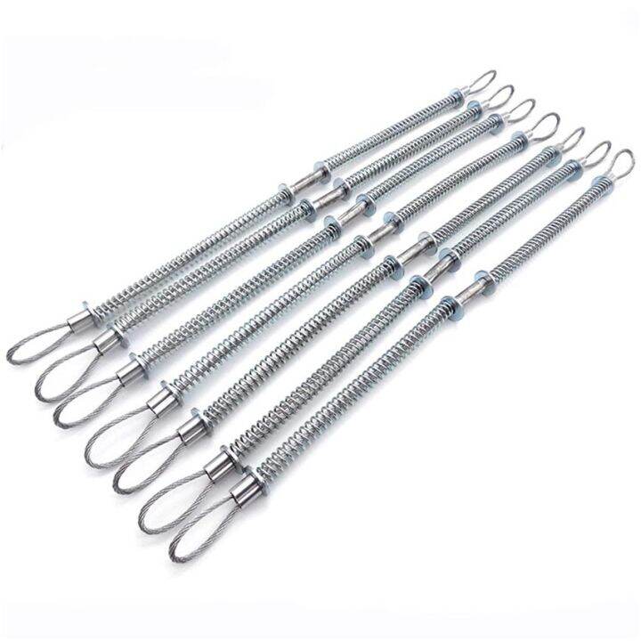 20 in. Safety Hose Whip Check Hose galvanized Anti-Collapsible Anti ...