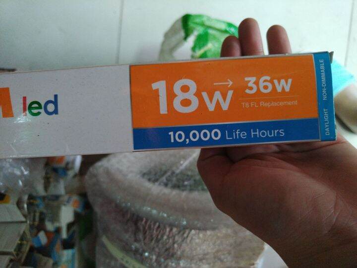 ecolum t8 led tube only with led starter daylight ; 8w and 18w ...