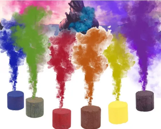 Gender Reveal Smoke 1 Pack Colorful Smoke Cake Spray Smoke Effect Show ...