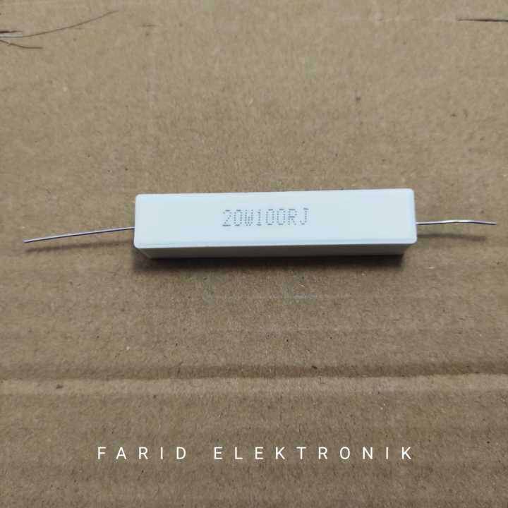 Resistor 100 ohm 100R ohm 20w 20watt | Lazada Indonesia