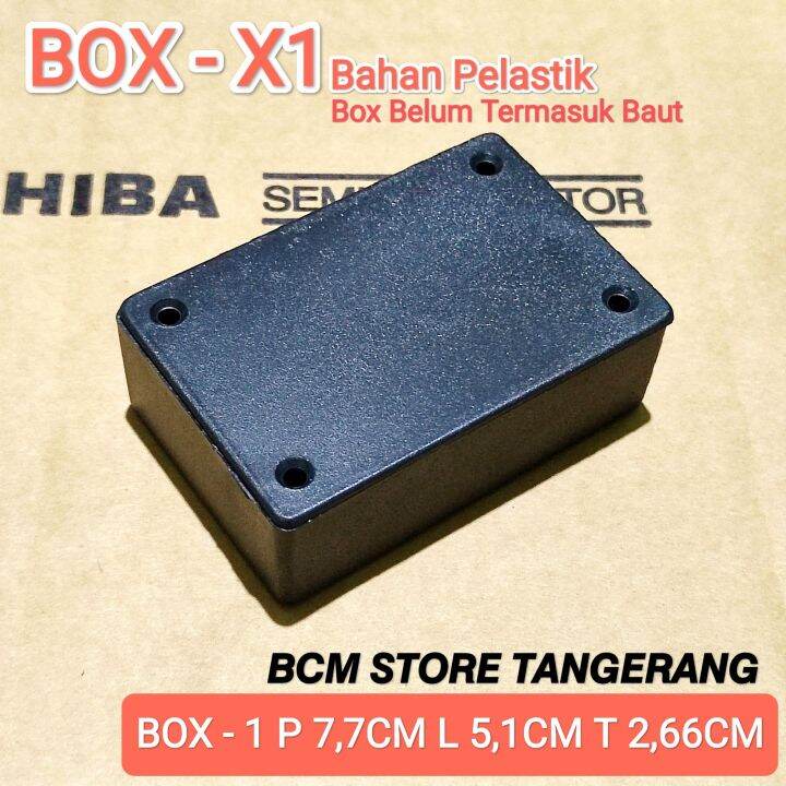 BOX HITAM / BOX PLASTIK X1 | Lazada Indonesia