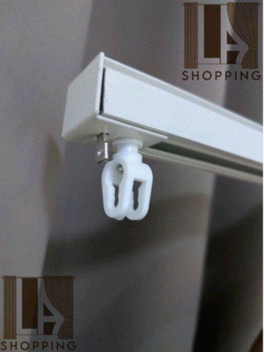 RIPPLE FOLD(S-FOLD) ALUMINUM Curtain Track Rail(Ceiling & Wall Mounted ...