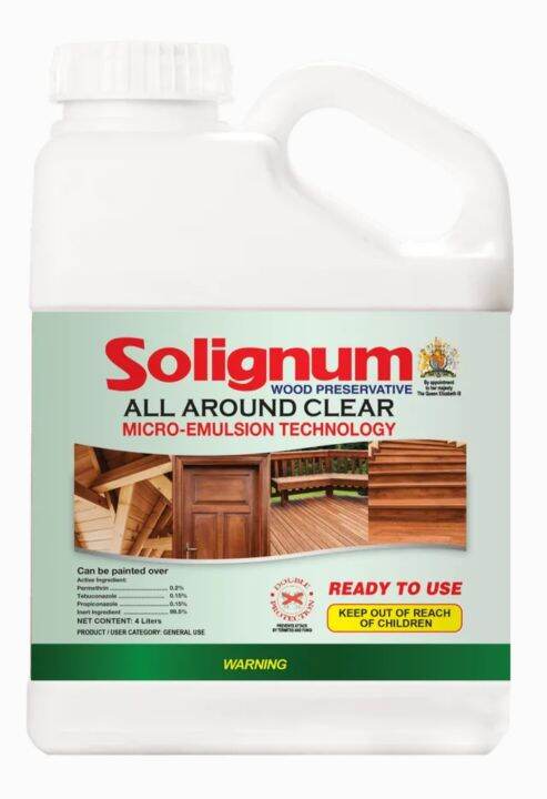 (1Gal.) Solignum All Around Clear Anti Termite Colorless Anti Anay ...