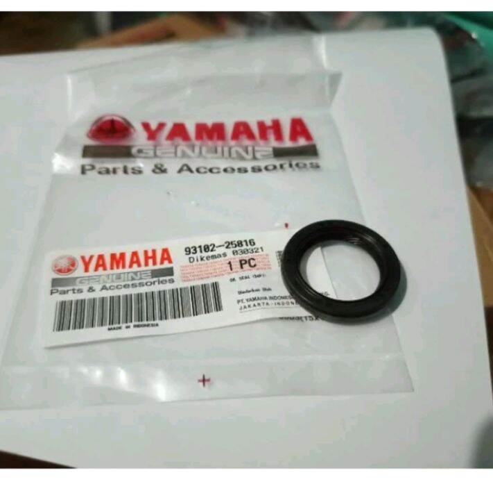 YAMAHA GENUINE OIL SEAL , PULLEY SIDE (PART #: 93102-25816) FOR MIO I ...