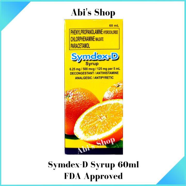 SYMDEX - D Syrup for Kids 60ml Expiry : April 2025 | Lazada PH