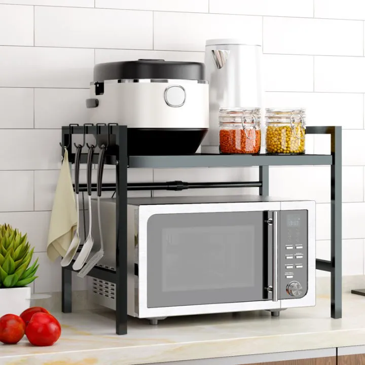 LBACK Expandable Microwave Oven Rack Height Adjustable Carbon Steel lback-expandable-microwave-oven-rack-height-adjustable-carbon-steel
