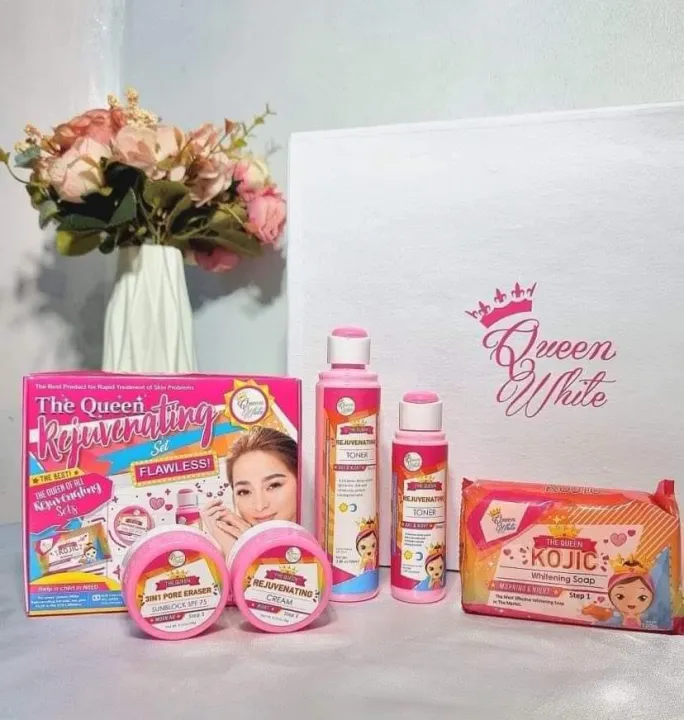Rejuvenating Set QUEEN White intense whitening beauty set | Lazada PH