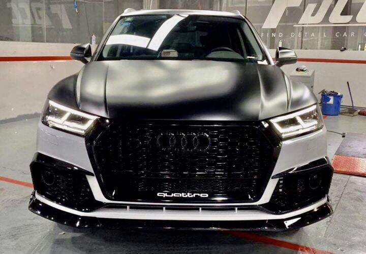 Audi Q5 B9 RS 2018 2019 2020 RSQ5 body kit bodykit front rear bumper skirt diffuser lip grill ...