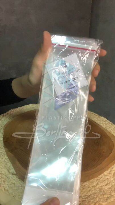 Plastik Display 7x20 Cm - Plastik Perlize - Plastik Opp Gantung ...