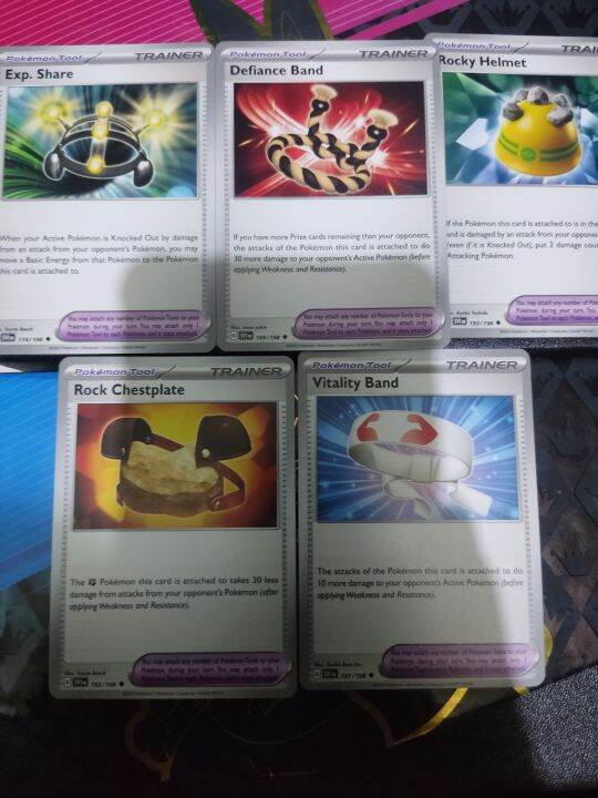 Pokemon Trainer Cards - Tool Cards from Scarlett and Violet (4pcs per ...