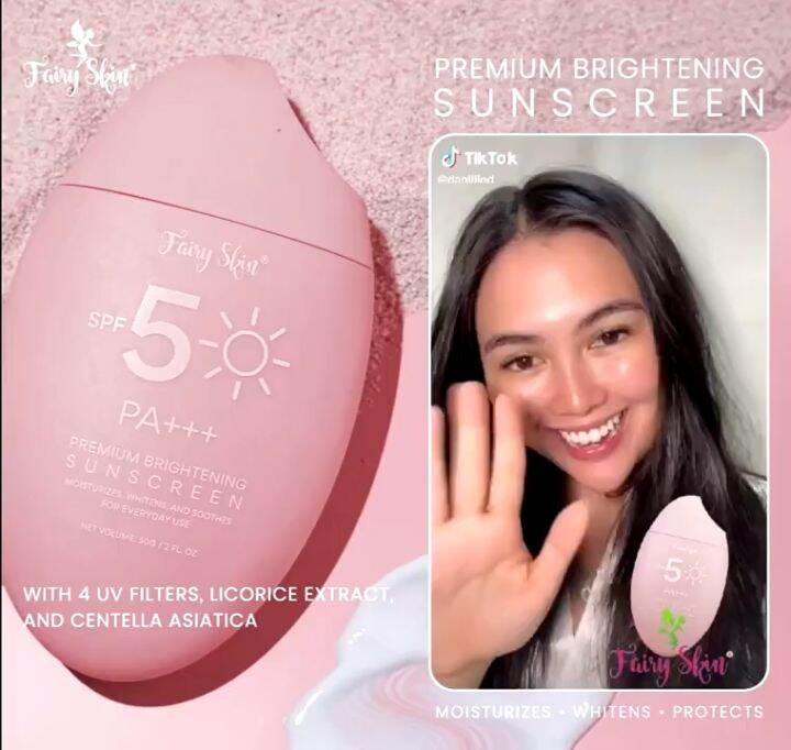 Premium Brightening Sunscreen High Sun Protection SPF 50PA ...