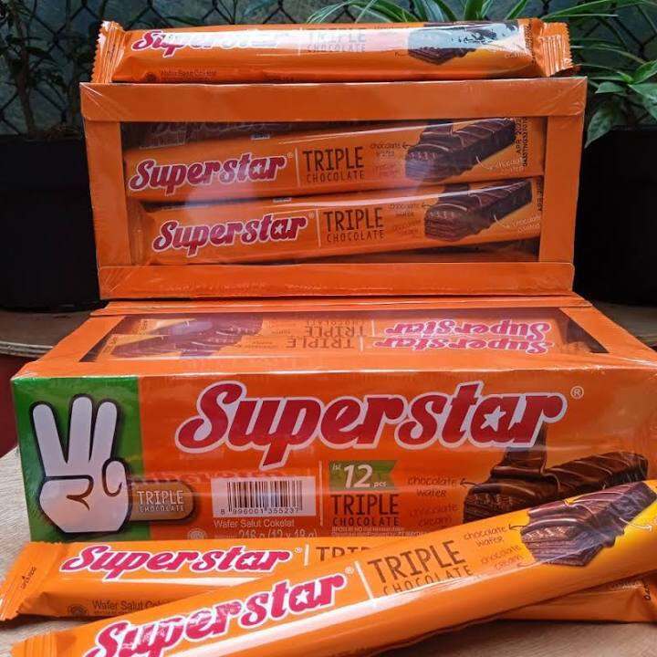 Snack Wafer Coklat superstar 1.500/per biji | Lazada Indonesia
