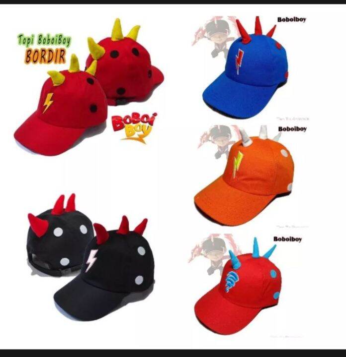 Topi boboy tanduk free nama/topi boboy bisa request nama | Lazada Indonesia