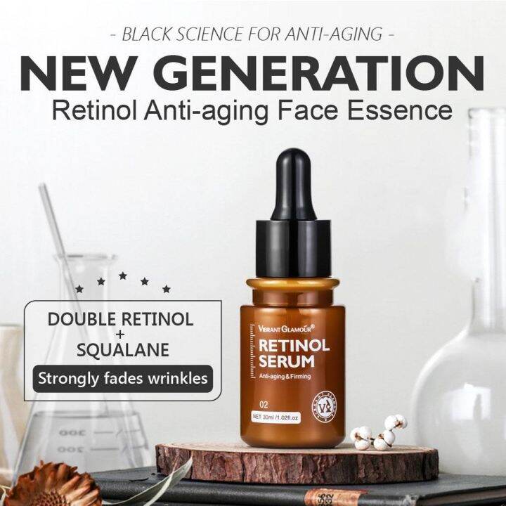 ️ORIGINAL scannable QR code VIBRANT GLAMOUR Double Retinol Face Serum ...