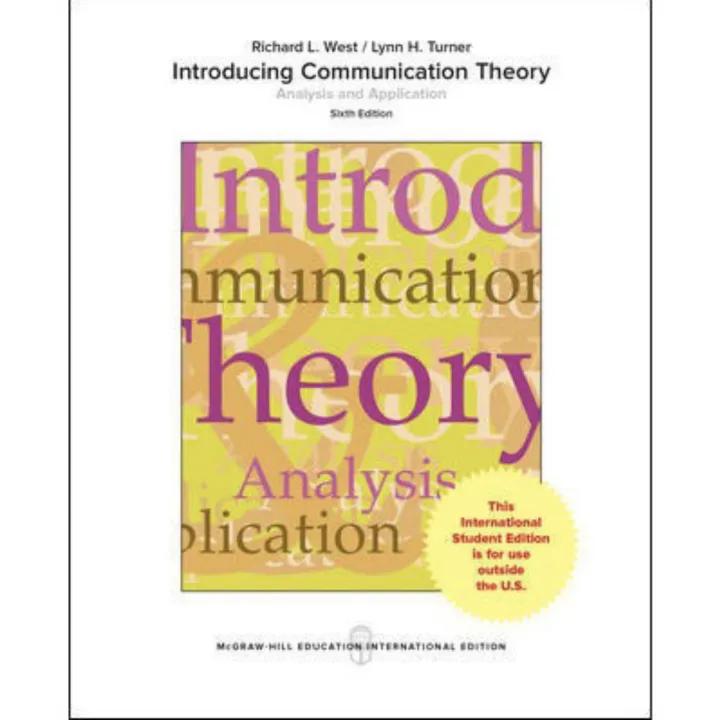 [ Original ] Introducing Communication Theory Ed 6- McGraw Hill ...