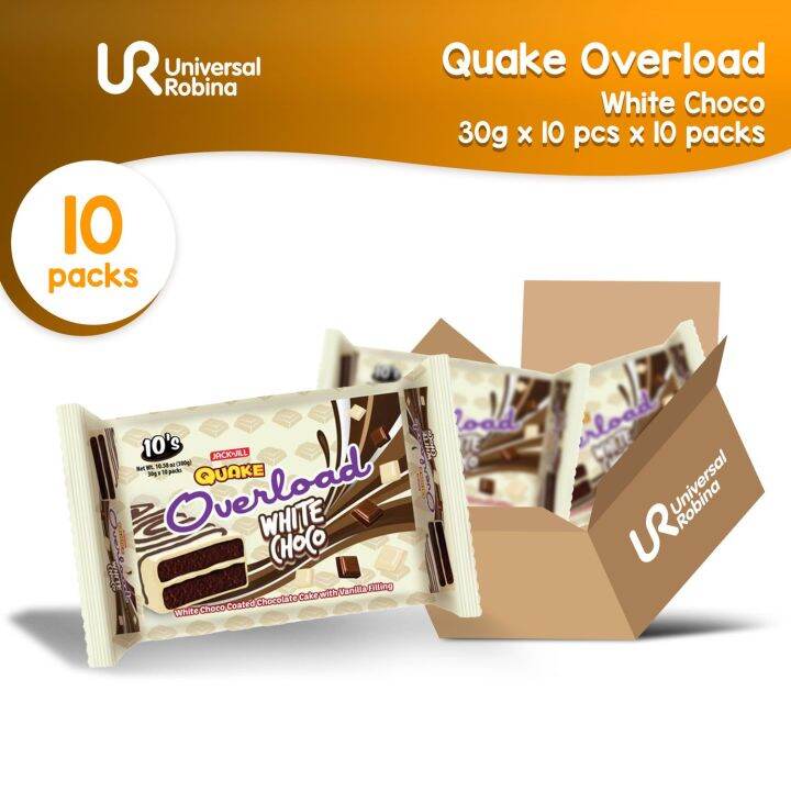 Quake Overload White Choco (30g x 10) - Bundle of 10 | Lazada PH