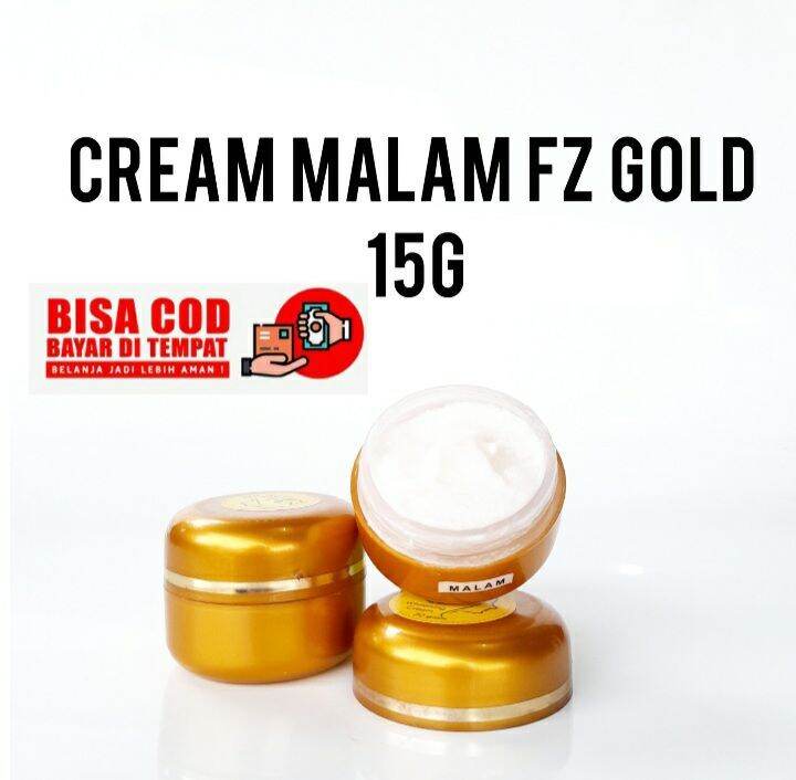 WHITENING NIGHT CREAM FZ GOLD 15G / CREAM MALAM FZ GOLD 15 G/ CREAM ...