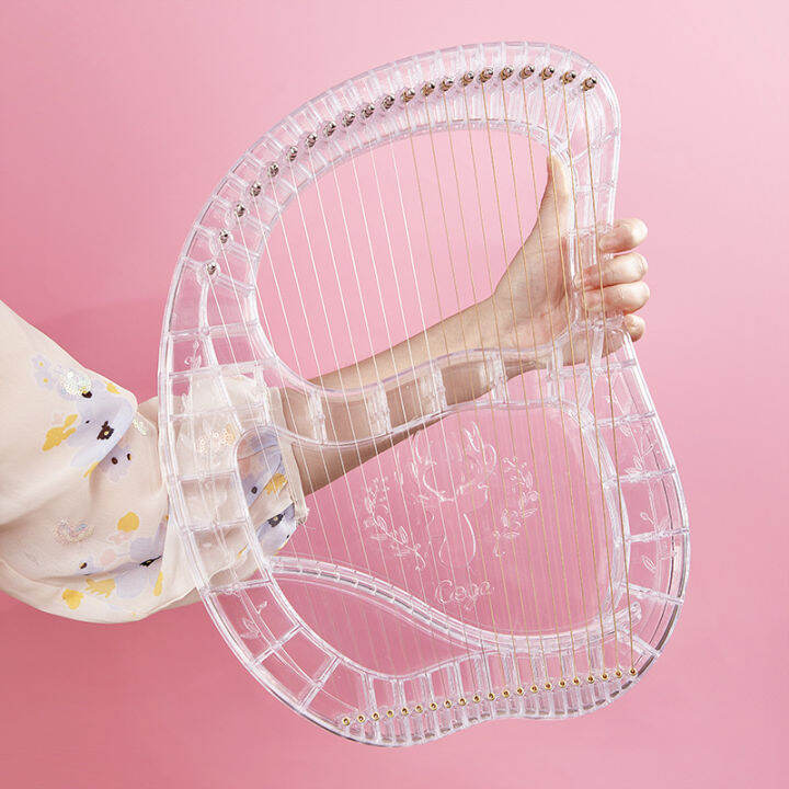 Đàn Lyre (đàn Hạc, Hạc cầm) 21 dây chính hãng nhiều loại hoa văn cực ...