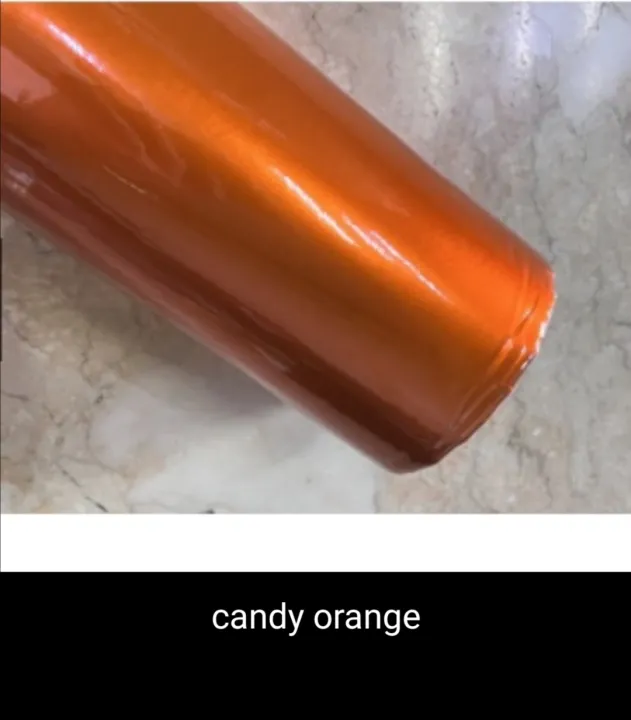 PREMIUM STICKER CANDY ORANGE 30CM 150CM | Lazada PH